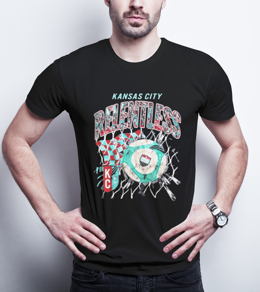Kansas City Relentless KC Current Made Mobb Soccer Chainlink T-Shirt