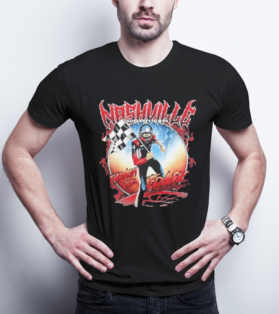 Nashville Superspeedway NSS Thrash The Track Racing Championship T-Shirt
