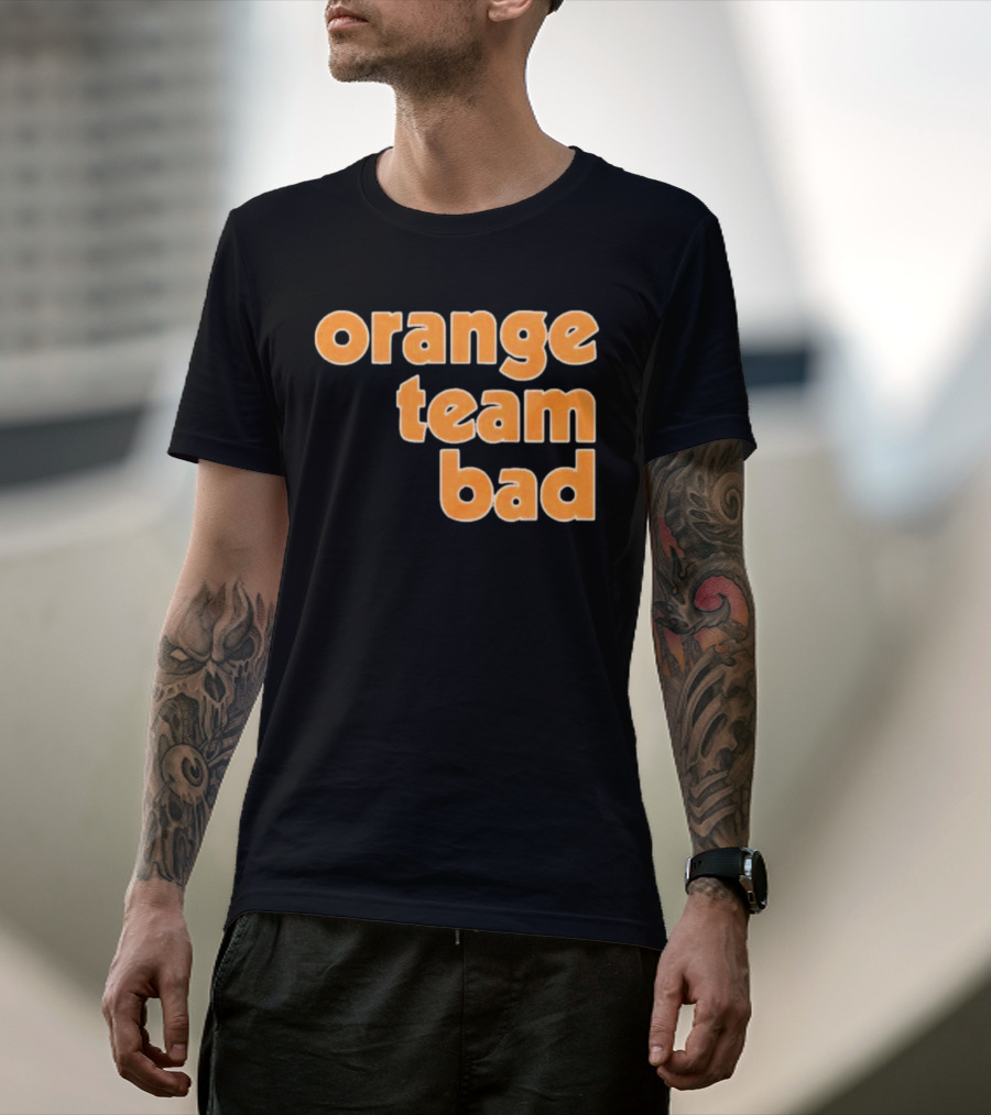 Orange Team Bad Houston Astros Navy Blue Ships Free T-Shirt