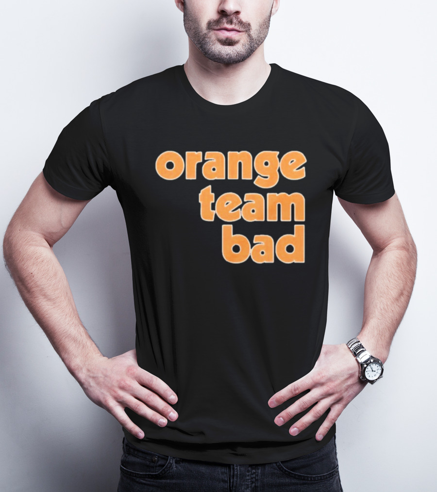 Orange Team Bad Houston Astros Navy Blue Ships Free T-Shirt