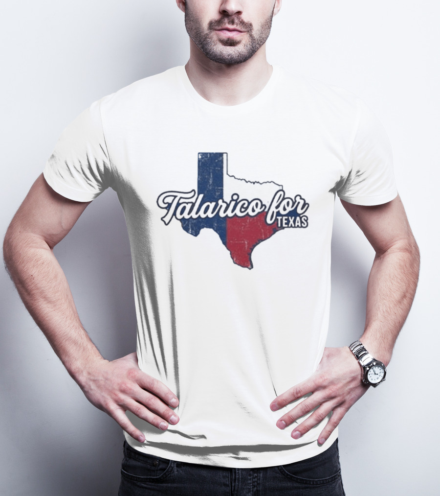 Talarico For Texas State Flag Map T-Shirt