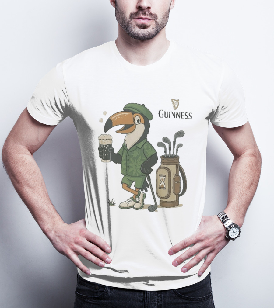 Guinness Toucan Golf Beer St Patrick's Day T-Shirt
