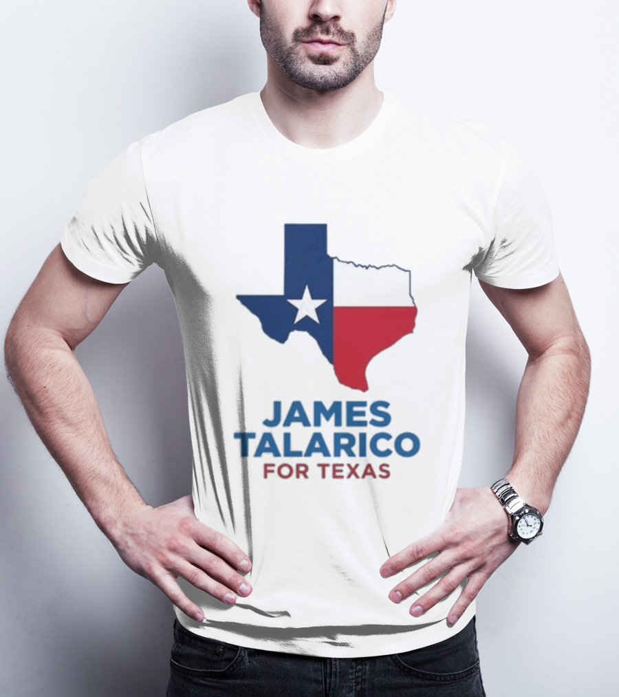 James Talarico For Texas 2026 Campaign Texas Flag T-Shirt