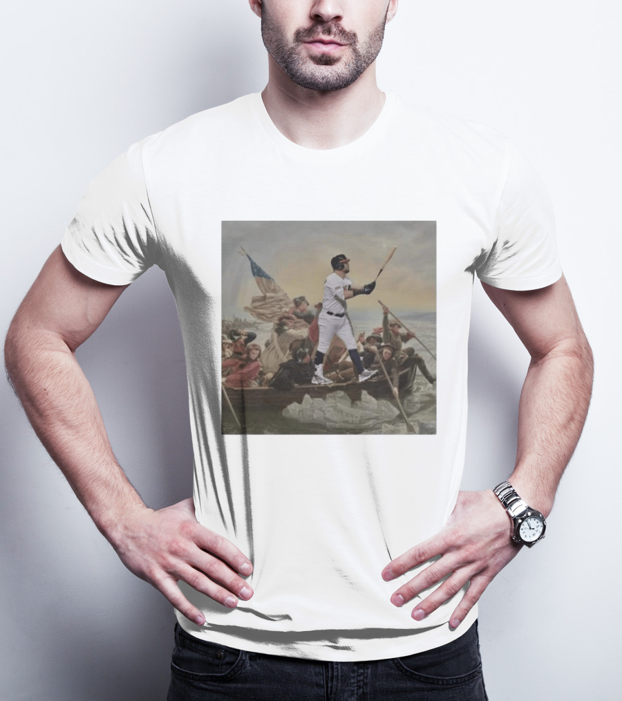 Washington Crossing The Delaware Incredible Obvious Baseball Fusion T-Shirt