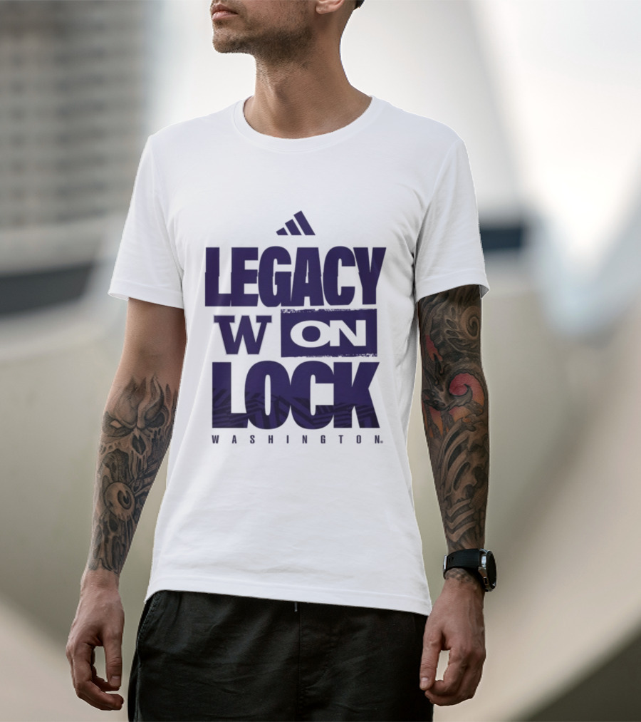 Washington Huskies 2026 March Madness Legacy On Lock T-Shirt