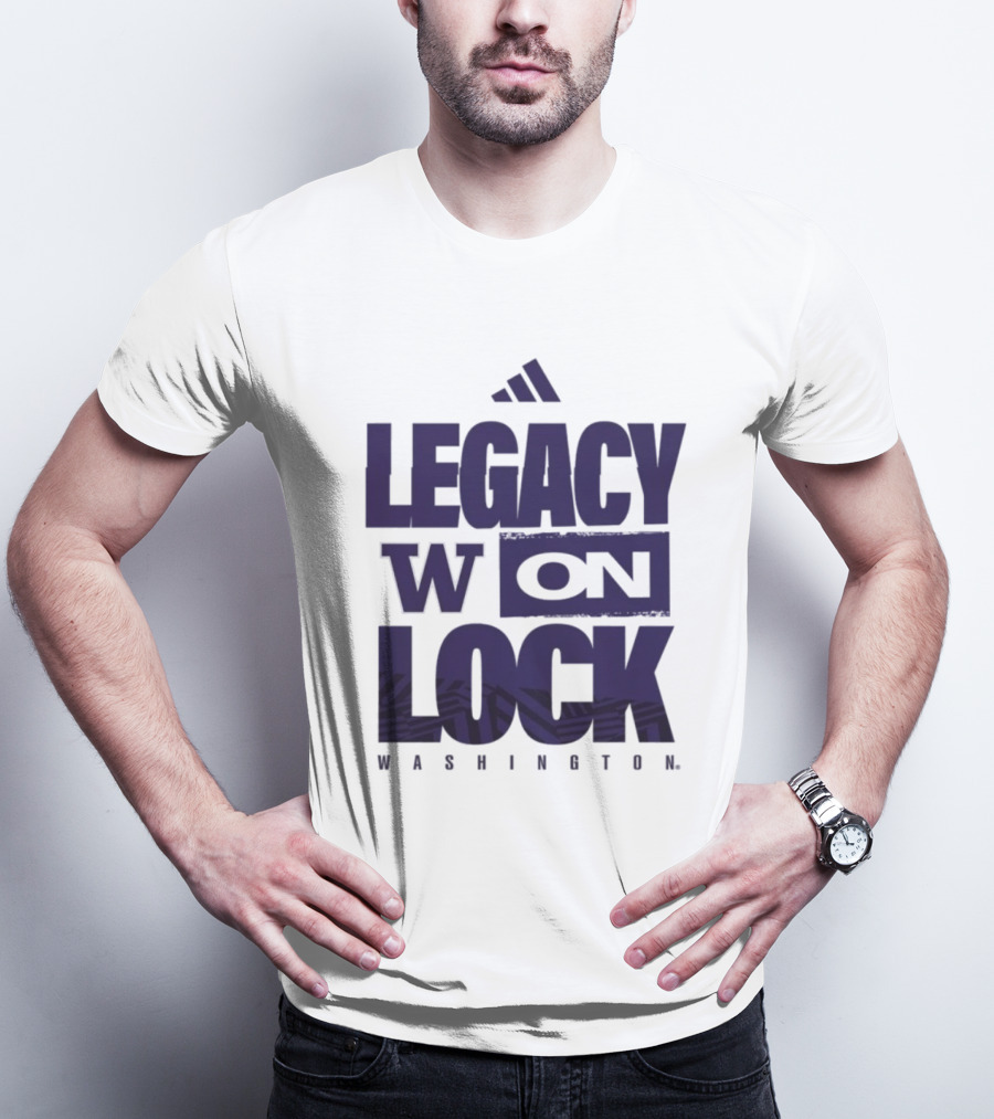 Washington Huskies 2026 March Madness Legacy On Lock T-Shirt
