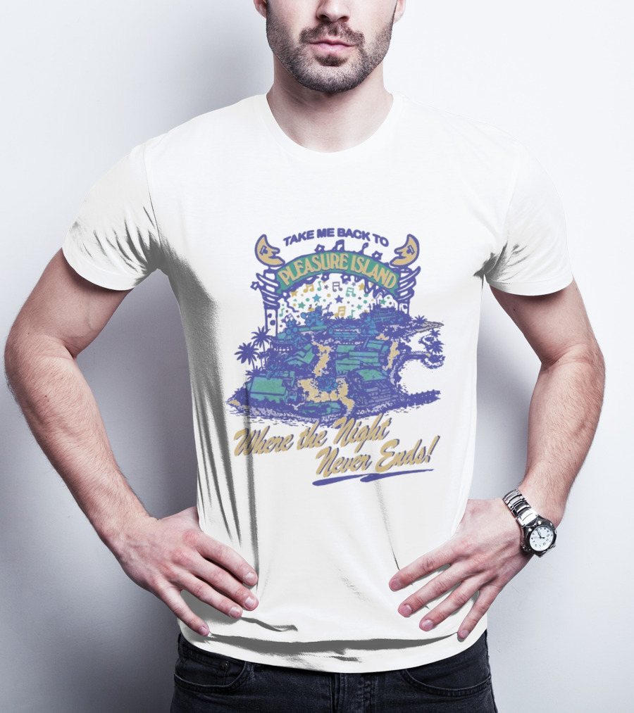 Take Me Back To Pleasure Island Where The Night Never Ends Musical Adventure T-Shirt