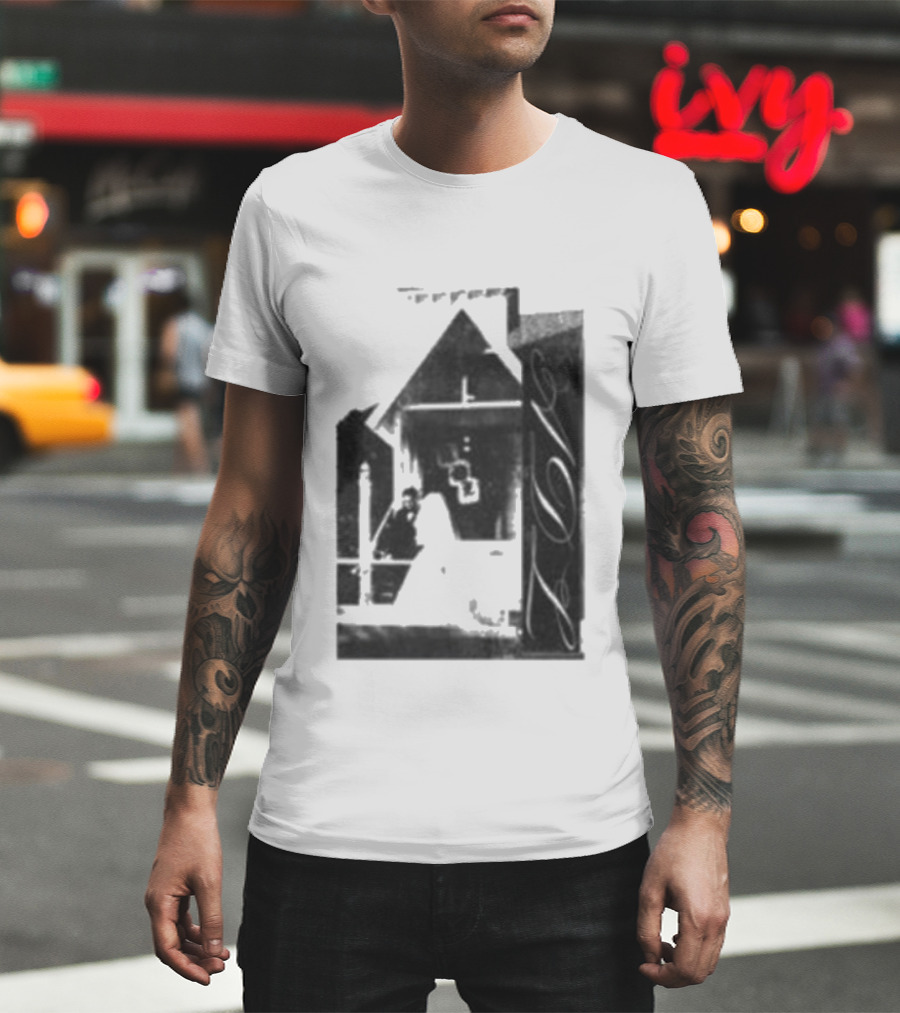 Yeat A Dangerous Love Cross Pyramid Monochrome T-Shirt