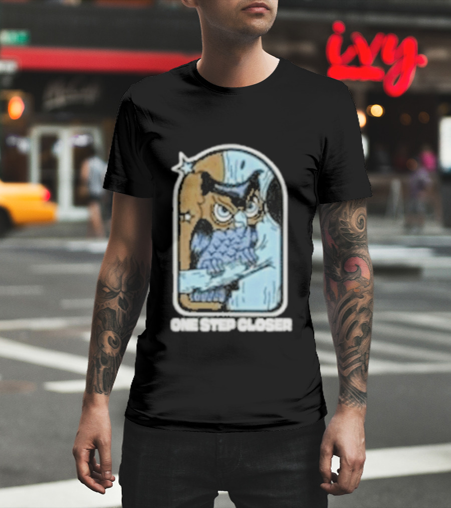 One Step Closer Evil Greed Owl T-Shirt