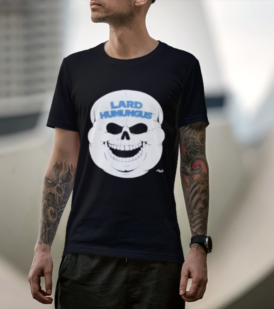Lard Humungus Skull Graphic 3 16 T-Shirt