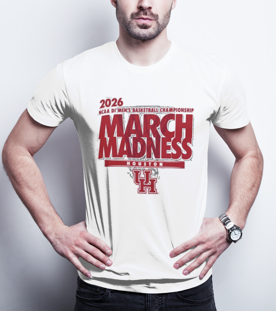 2026 NCAA Men's Basketball Houston March Madness UH T-Shirt