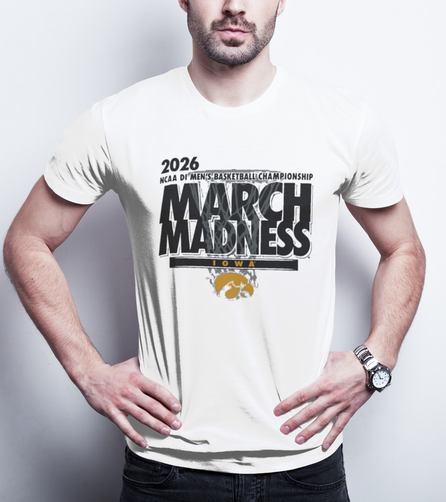 2026 NCAA DI Men's Basketball Championship March Madness Iowa Hawkeyes T-Shirt