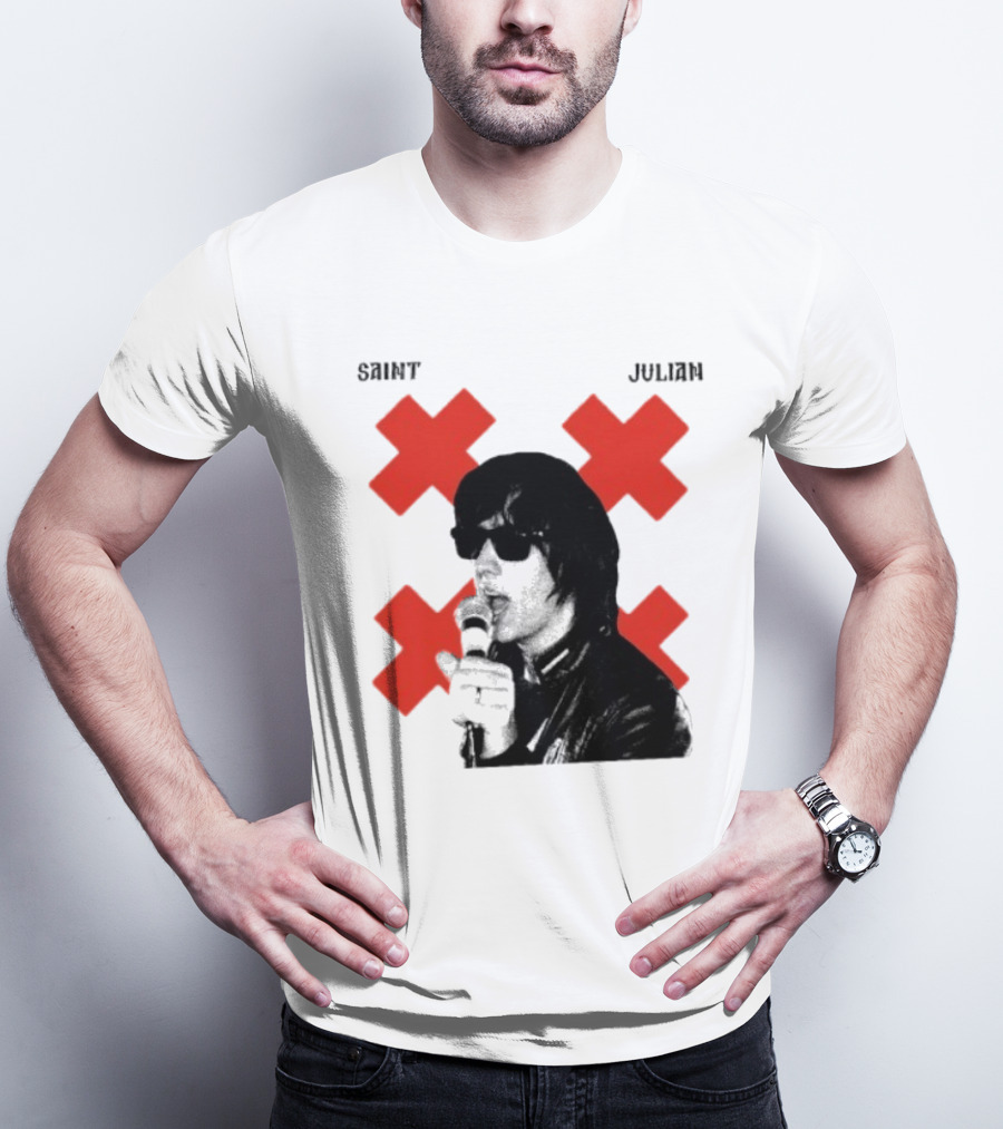 Saint Julian Ccasablancas Red X T-Shirt