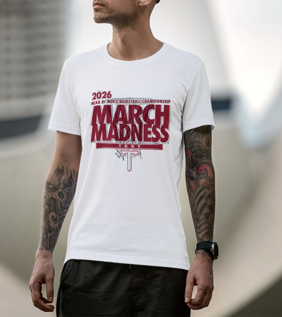 Troy Men's Basketball NCAA 2023 March Madness Championship Tournament T-Shirt