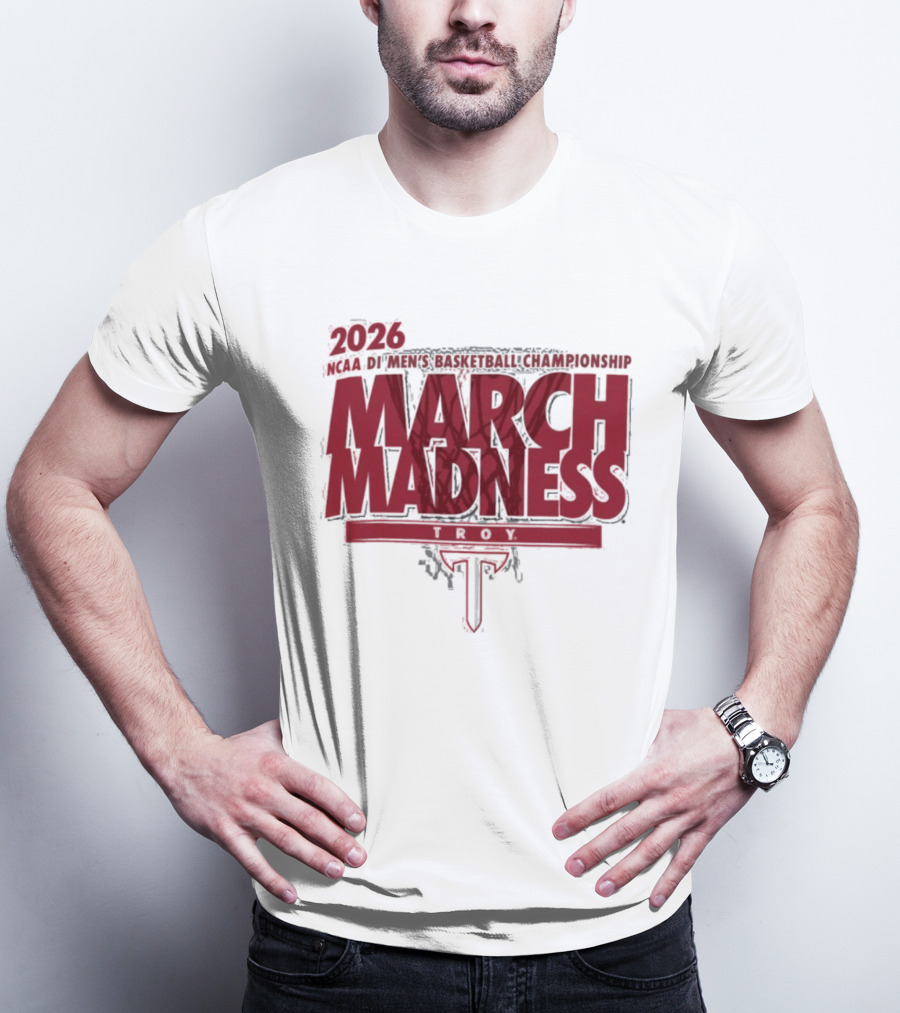 Troy Men's Basketball NCAA 2023 March Madness Championship Tournament T-Shirt