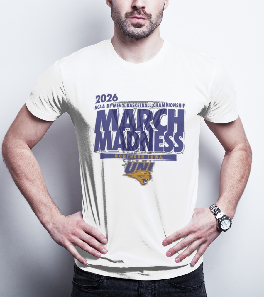 2026 UNI Panthers Northern Iowa NCAA March Madness Men's Basketball Championship T-Shirt