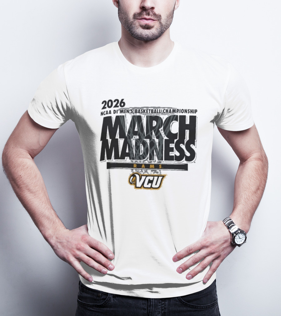 2026 NCAA DI Men's Basketball Championship March Madness VCU Rams T-Shirt