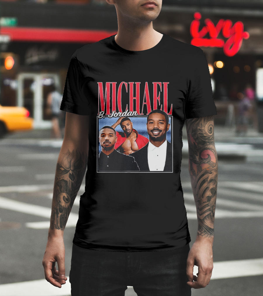 Michael B. Jordan Iconic Style And Charisma T-Shirt