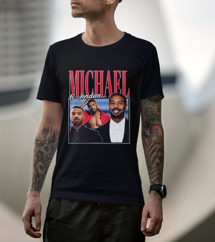 Michael B. Jordan Iconic Style And Charisma T-Shirt
