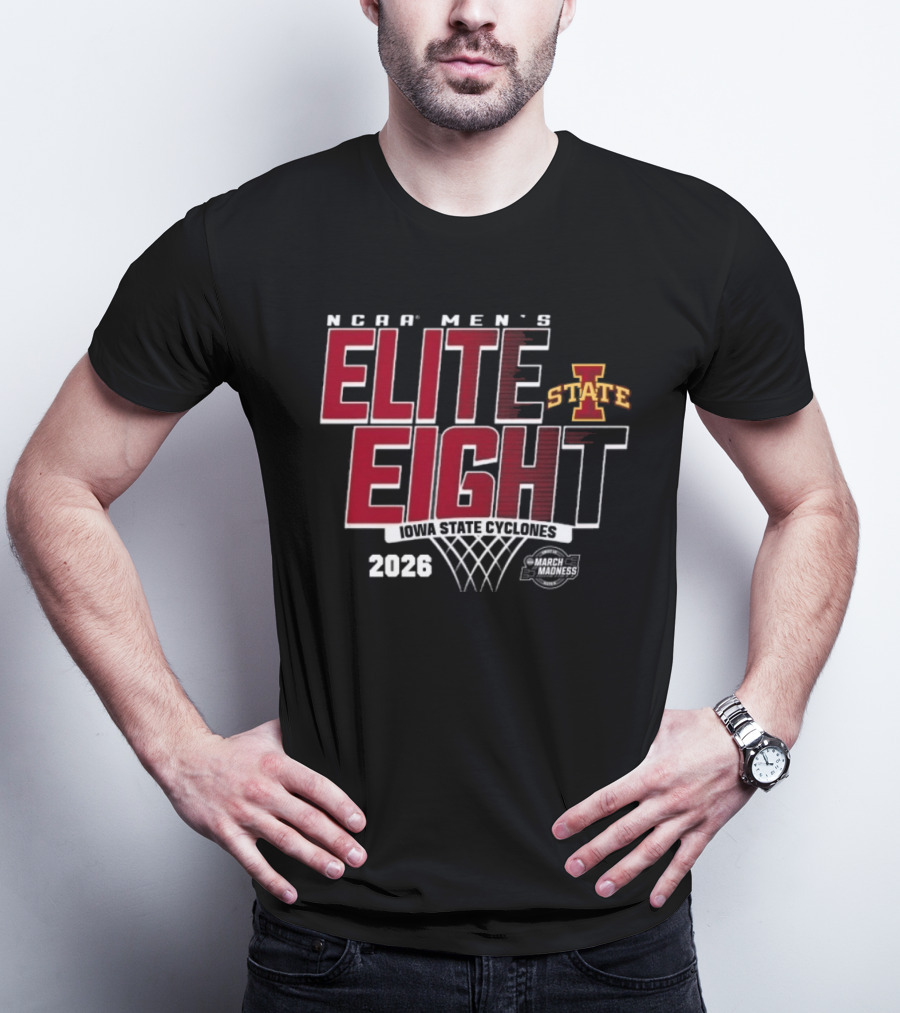 Elite Eight 2026 Iowa State Cyclones NCAA Men's March Madness T-Shirt