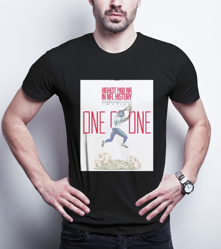 Jaxon Smith Njigba Seattle Seahawks One Of One Highest Paid WR In NFL History T-Shirt