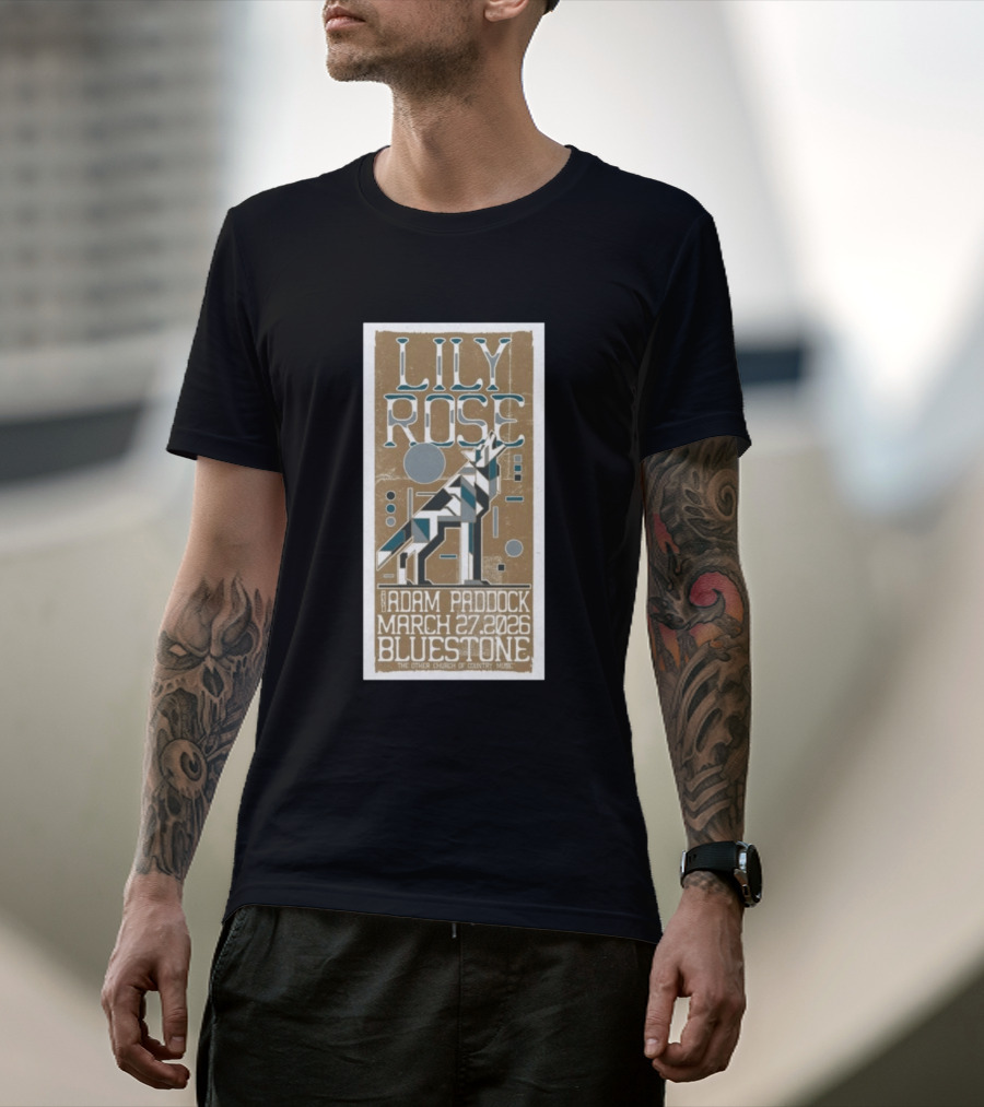 Lily Rose Adam Paddock March 27 2026 Bluestone T-Shirt