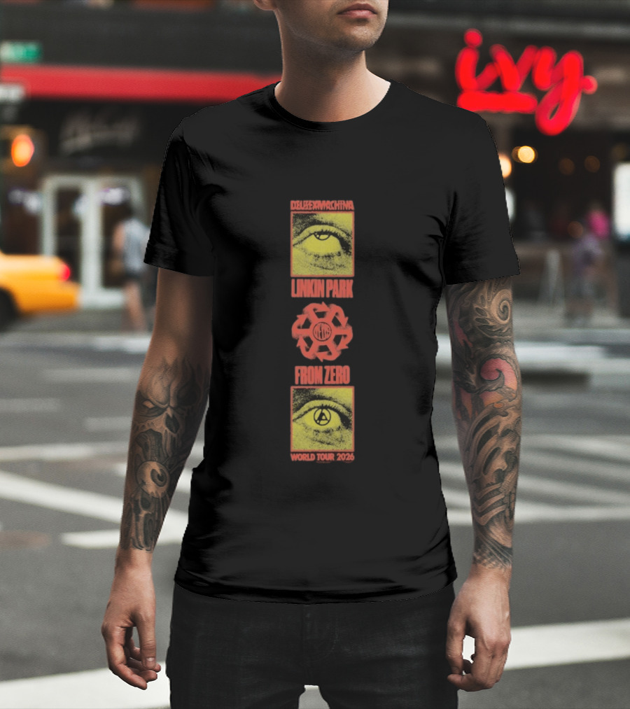 Linkin Park Deus Ex Machina From Zero World Tour 2026 Eye T-Shirt