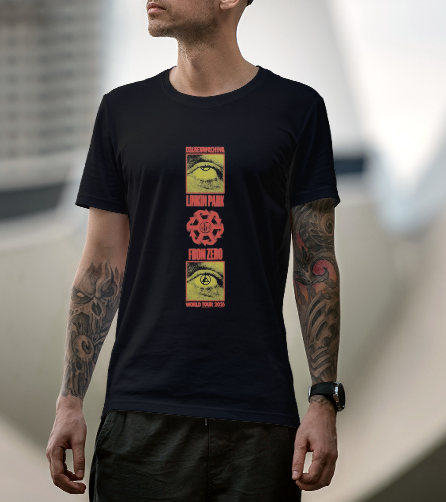 Linkin Park Deus Ex Machina From Zero World Tour 2026 Eye T-Shirt