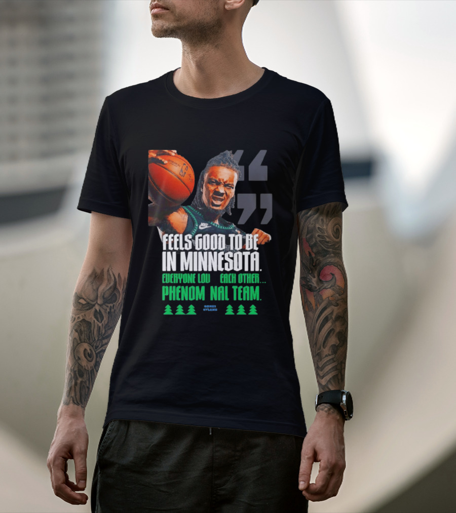 Bones Hyland Nike Basketball Minnesota Timberwolves Phenomenal Team T-Shirt