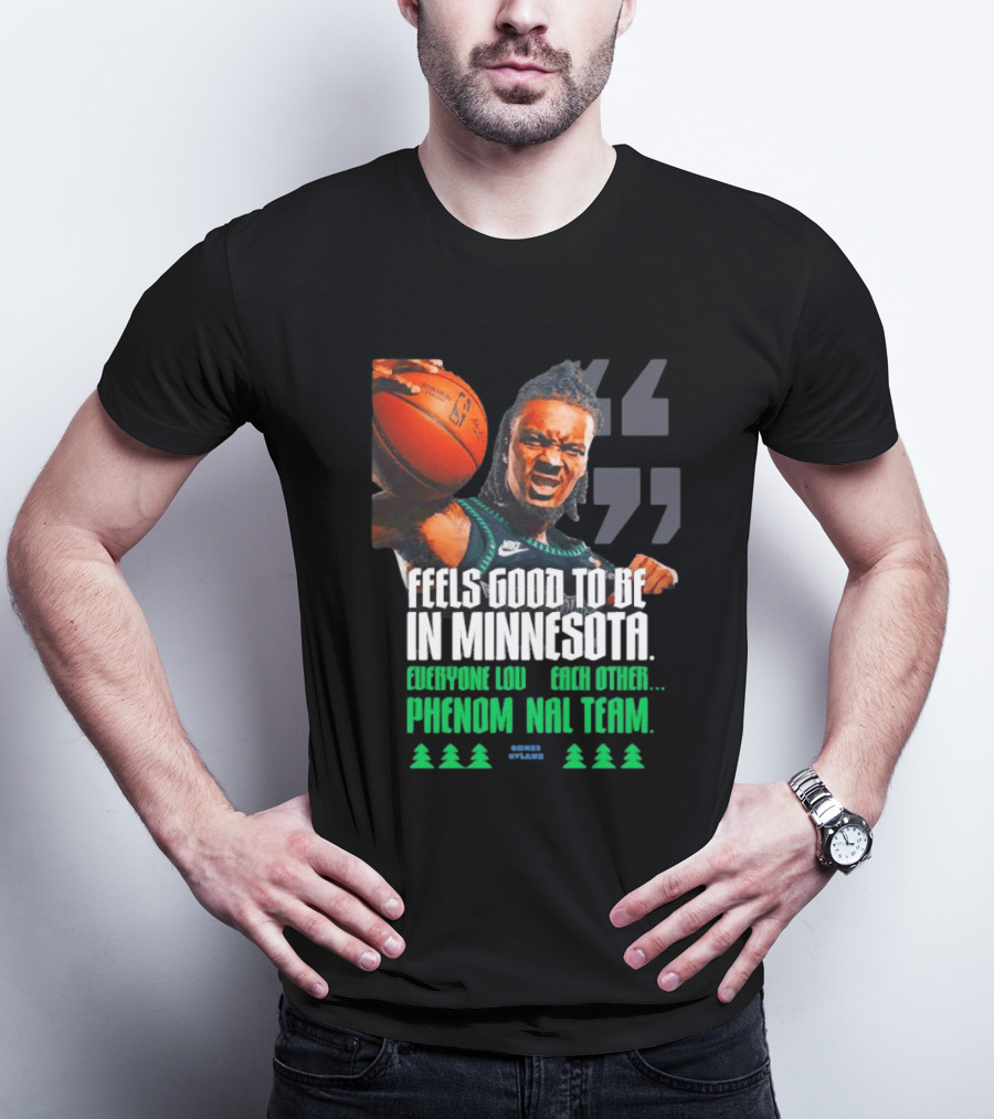 Bones Hyland Nike Basketball Minnesota Timberwolves Phenomenal Team T-Shirt