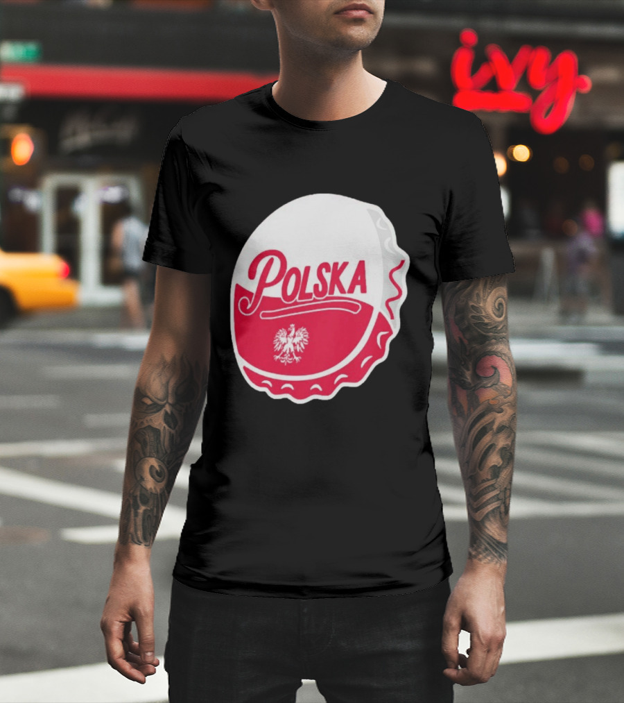 Polska Buffalo Bottle Cap Eagle T-Shirt