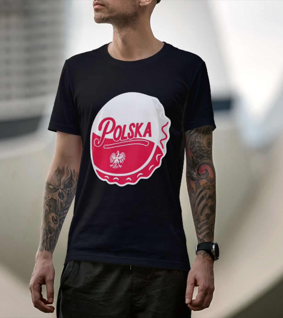 Polska Buffalo Bottle Cap Eagle T-Shirt