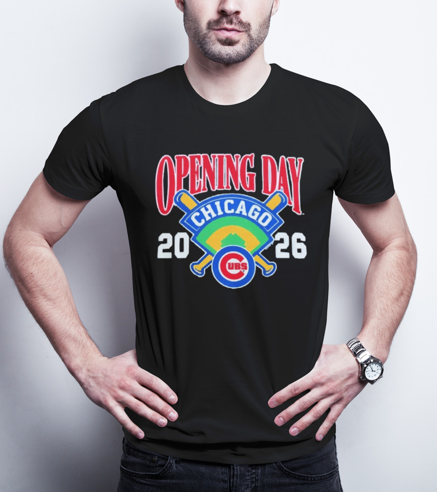 Chicago Cubs 2026 MLB Opening Day T-Shirt