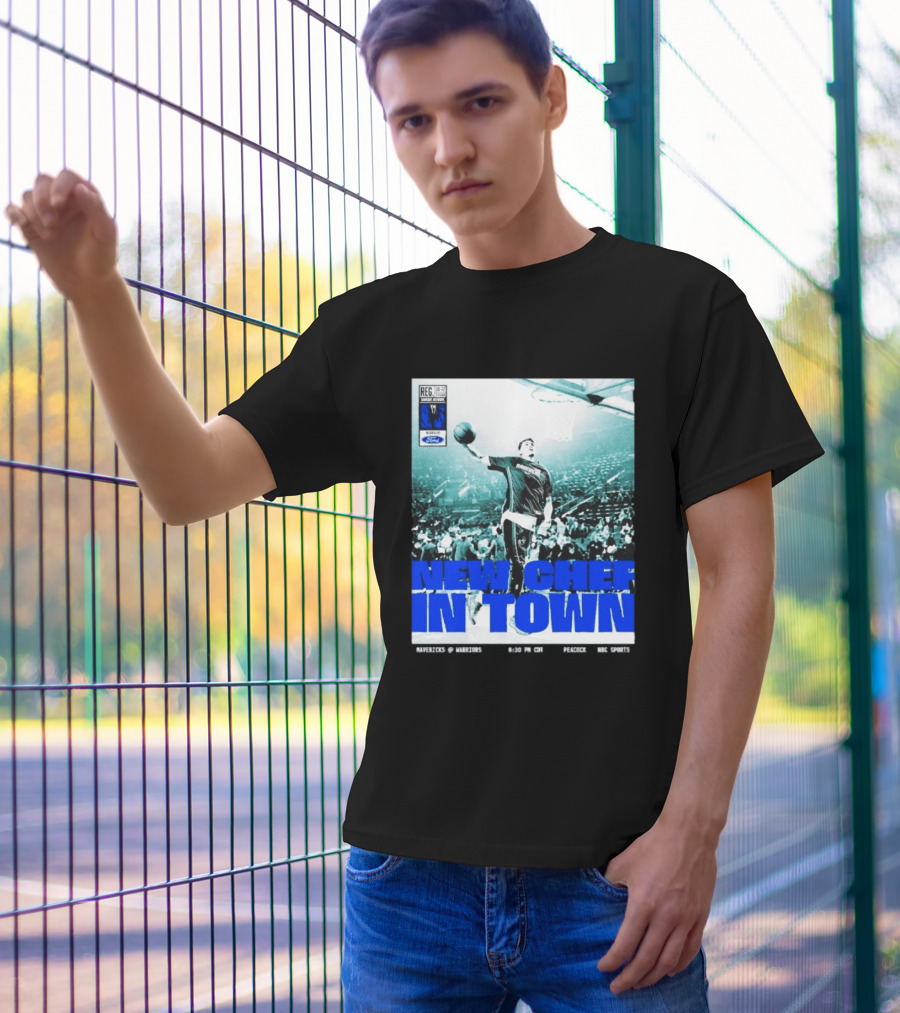 Dallas Mavericks New Chef In Town Cooper Flagg 2025 2026 NBA Season T-Shirt