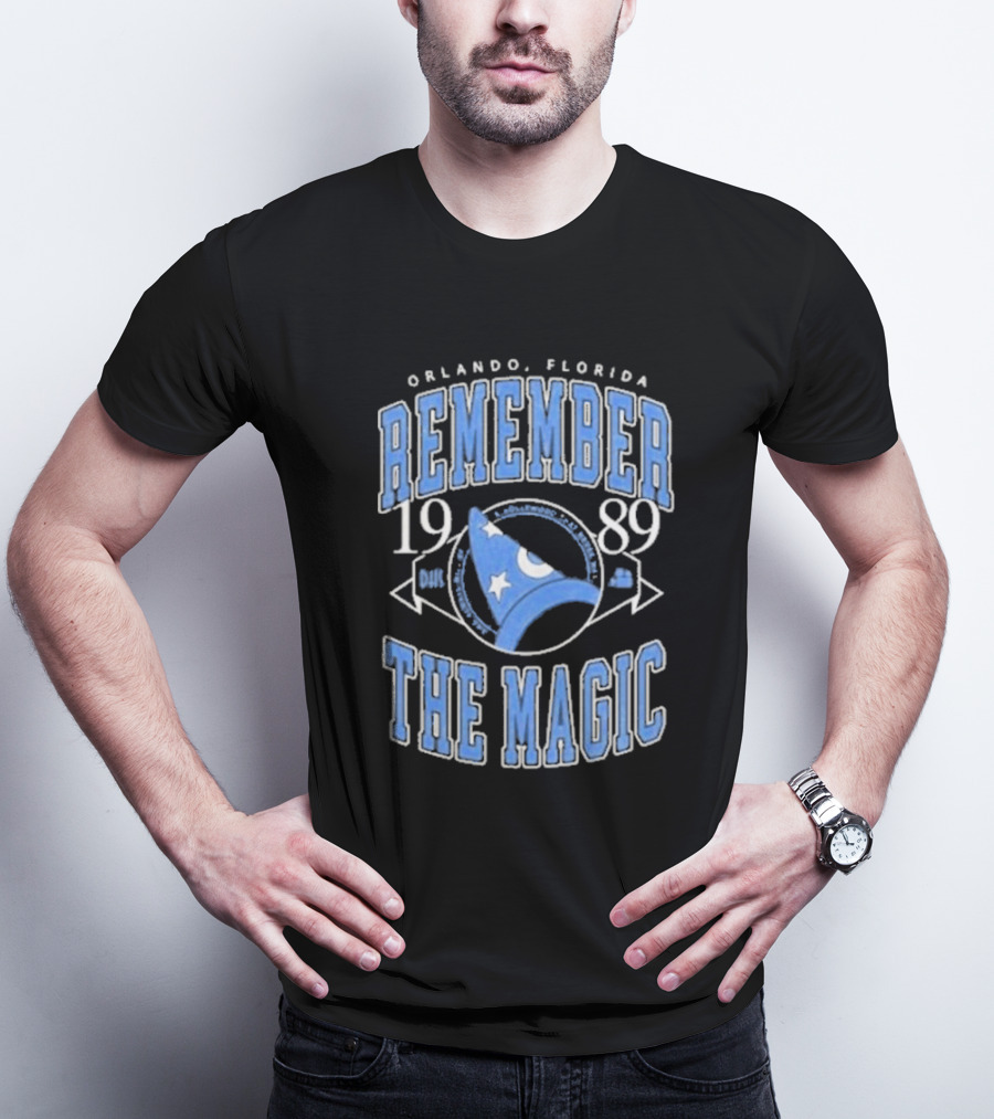 Orlando Florida Remember The Magic 1989 Hat Stars Moon T-Shirt