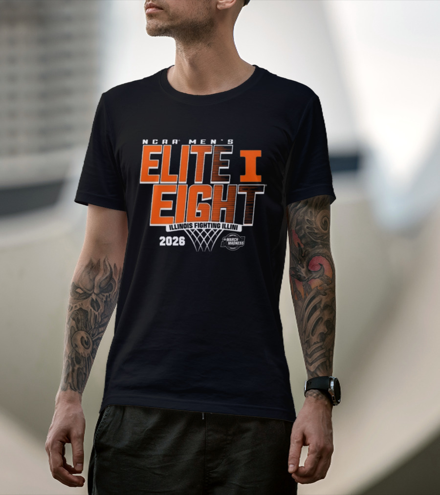 NCAA Men's Elite Eight 2026 Illinois Fighting Illini March Madness T-Shirt