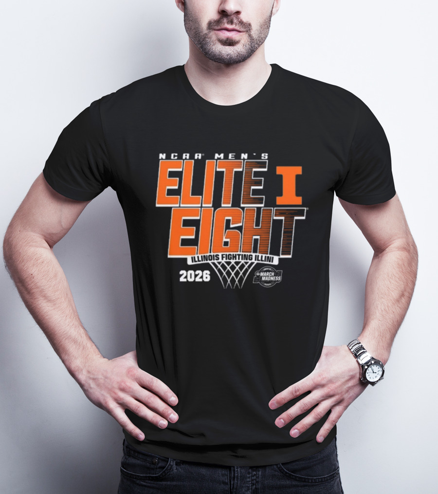 NCAA Men's Elite Eight 2026 Illinois Fighting Illini March Madness T-Shirt
