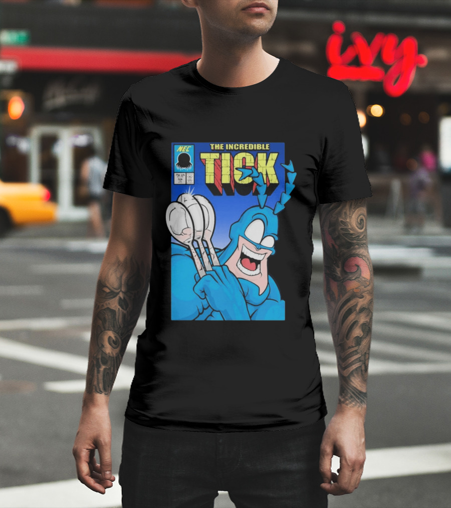 The Incredible Tick Spoon NEC Comic 324 T-Shirt