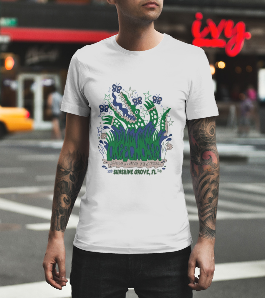 Okeechobee Music & Arts Festival Sunshine Grove FL 2026 Lineup T-Shirt