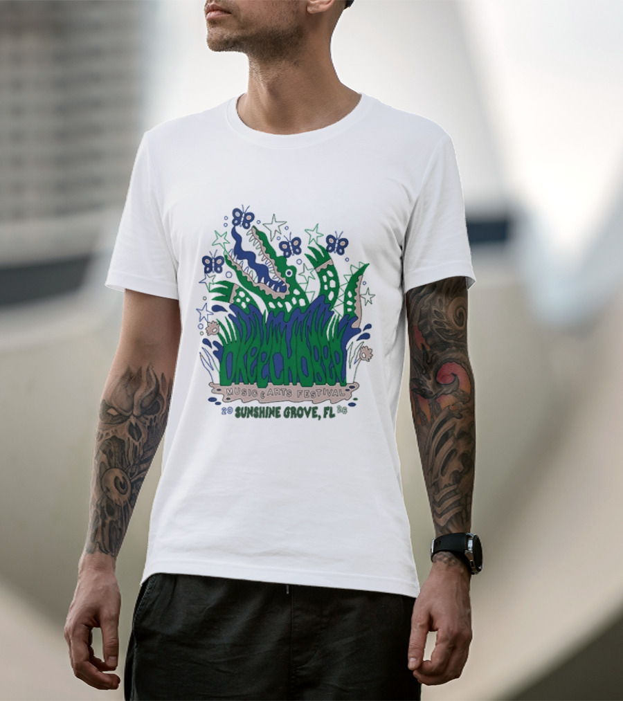 Okeechobee Music & Arts Festival Sunshine Grove FL 2026 Lineup T-Shirt