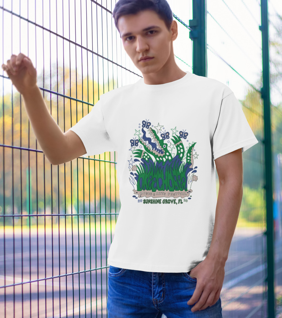Okeechobee Music & Arts Festival Sunshine Grove FL 2026 Lineup T-Shirt