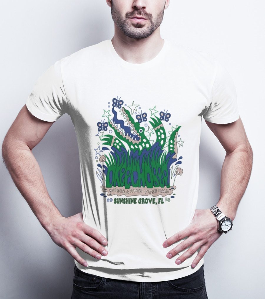 Okeechobee Music & Arts Festival Sunshine Grove FL 2026 Lineup T-Shirt