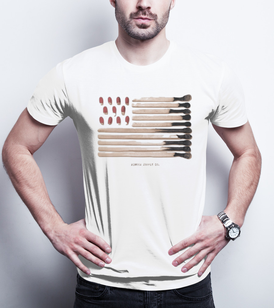 Noah Rinker Rinker Supply Co Matches American Flag T-Shirt
