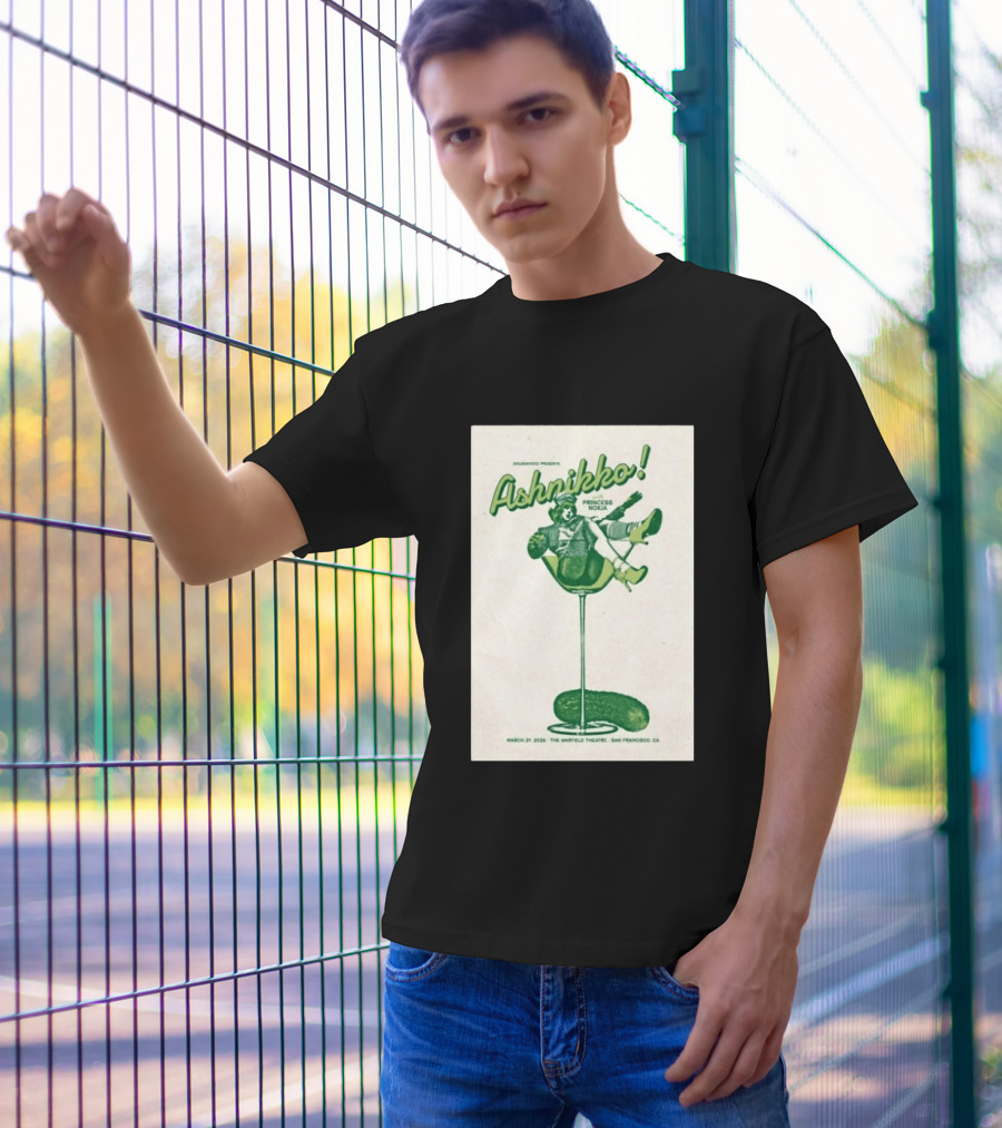 Ashnikko Princess Nokia The Warfield Theatre San Francisco March 21 2026 T-Shirt