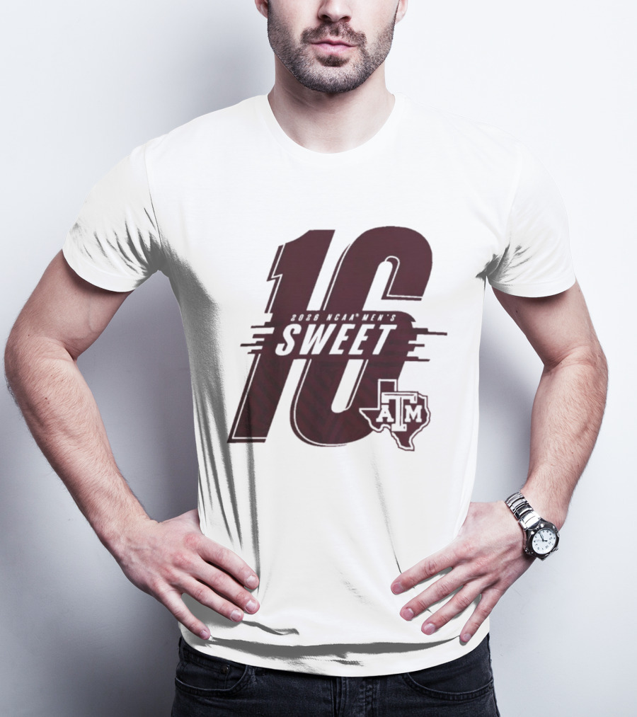 Sweet 16 Texas A&M 2026 NCAA Men's Basketball T-Shirt