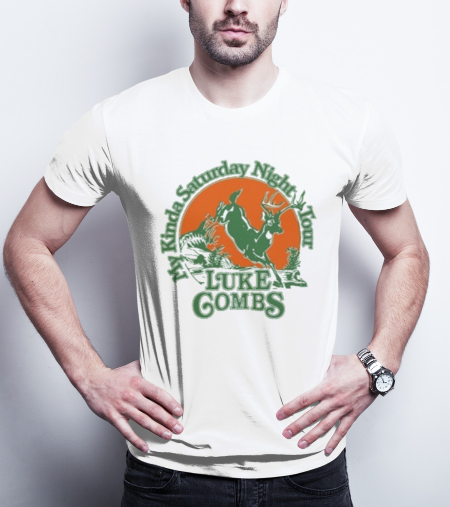 Luke Combs My Kinda Saturday Night Deer Tour 2026 T-Shirt