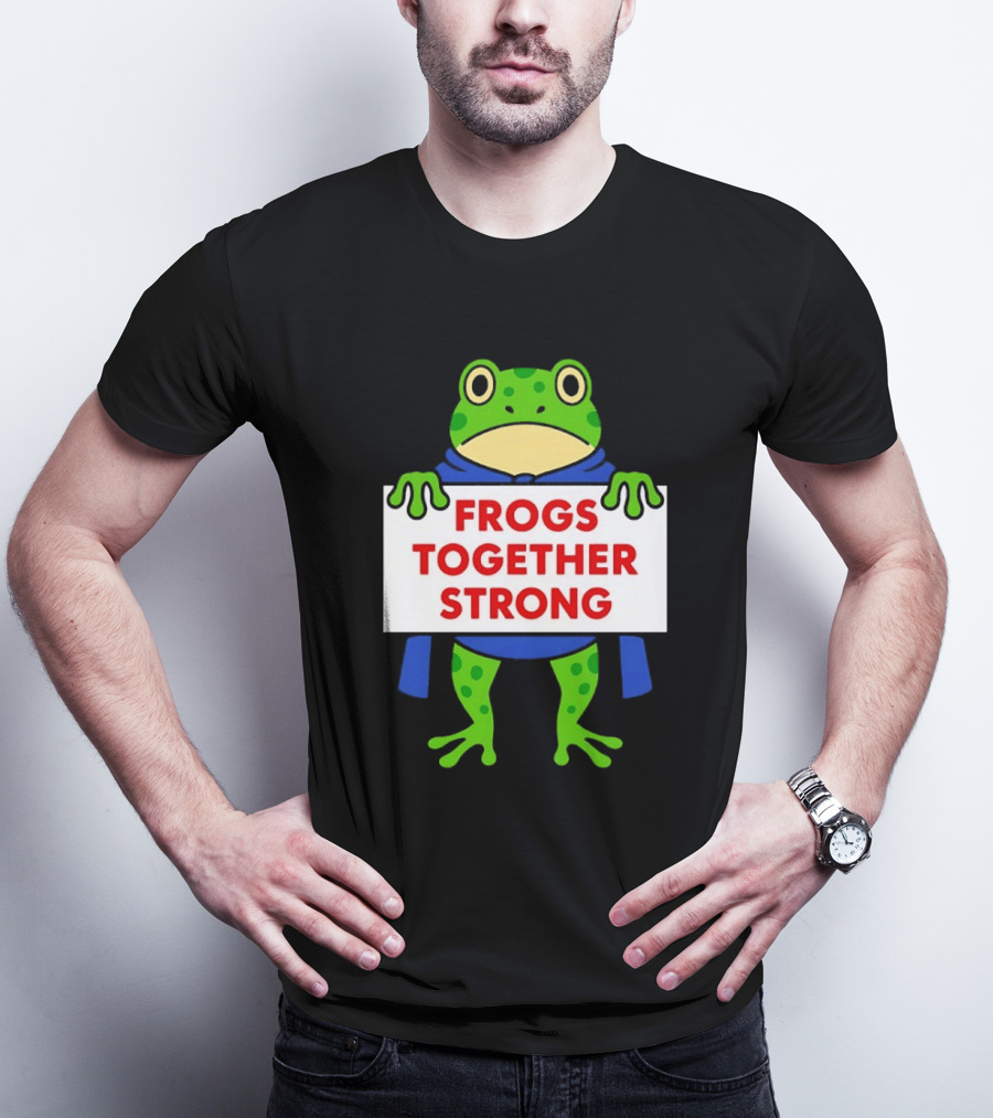 Frogs Together Strong Portland Newsom T-Shirt