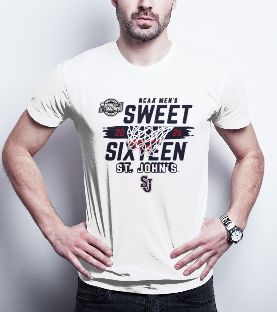 NCAA Men's Sweet Sixteen 2026 St. John's Basketball Bound T-Shirt