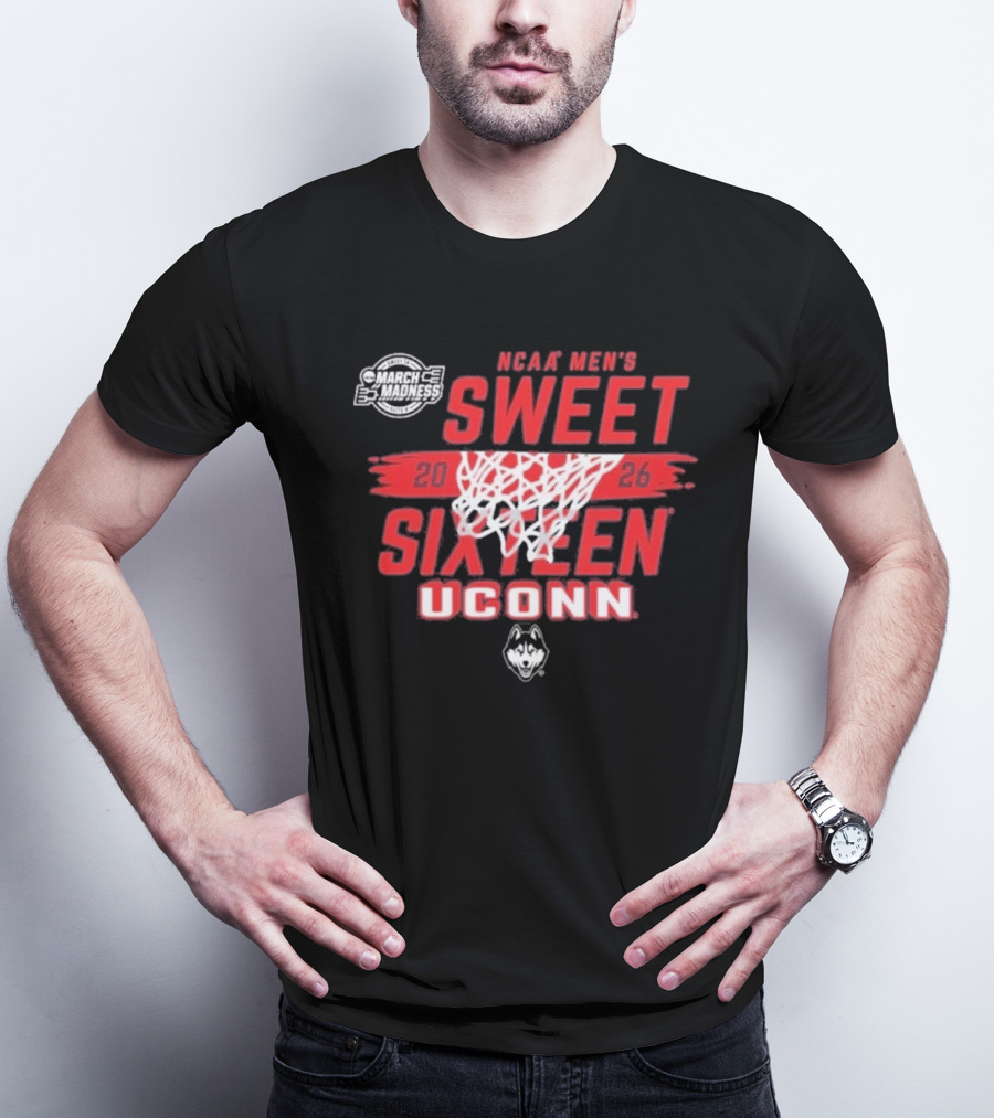 UConn NCAA Men's Sweet Sixteen 2026 T-Shirt