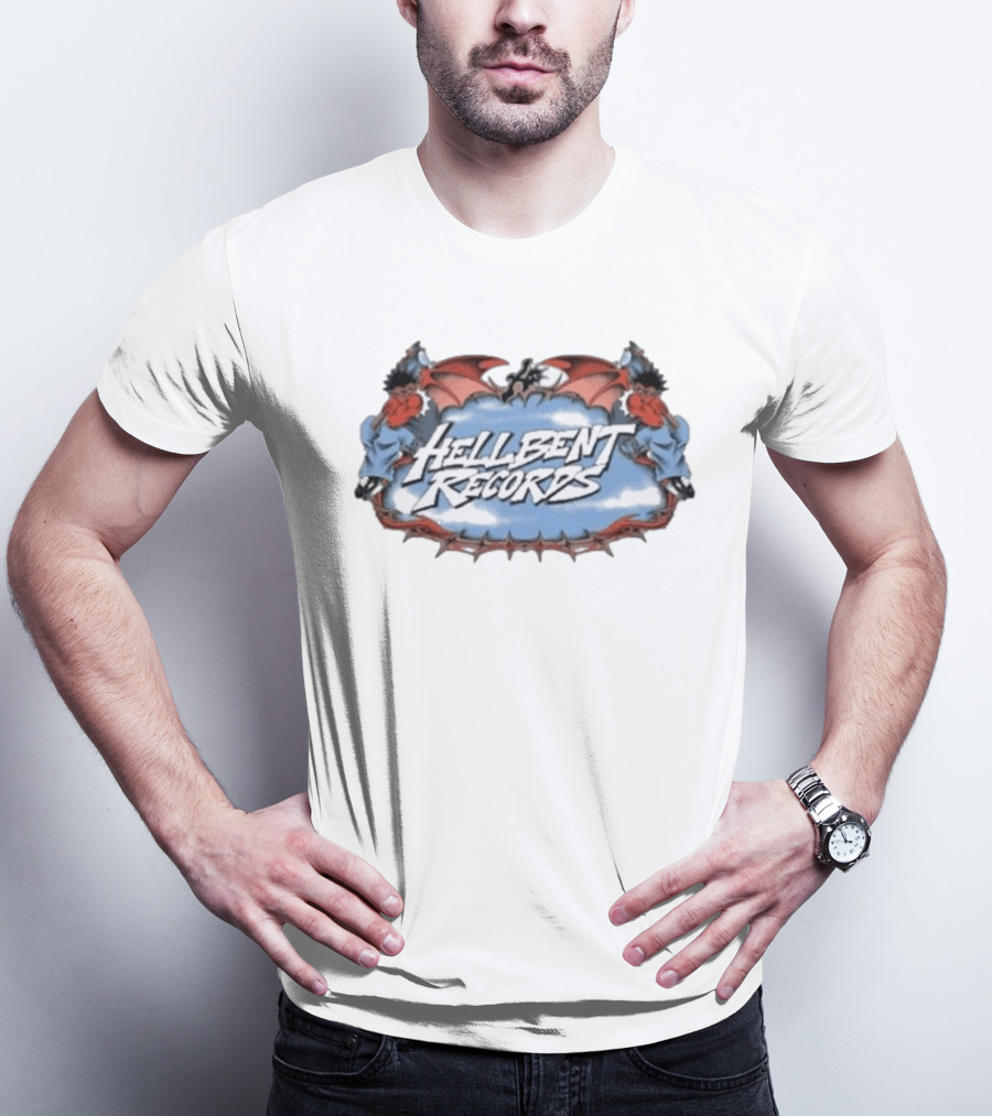 Hellbent Records Cartoon Devils Heaven Can't Save You T-Shirt